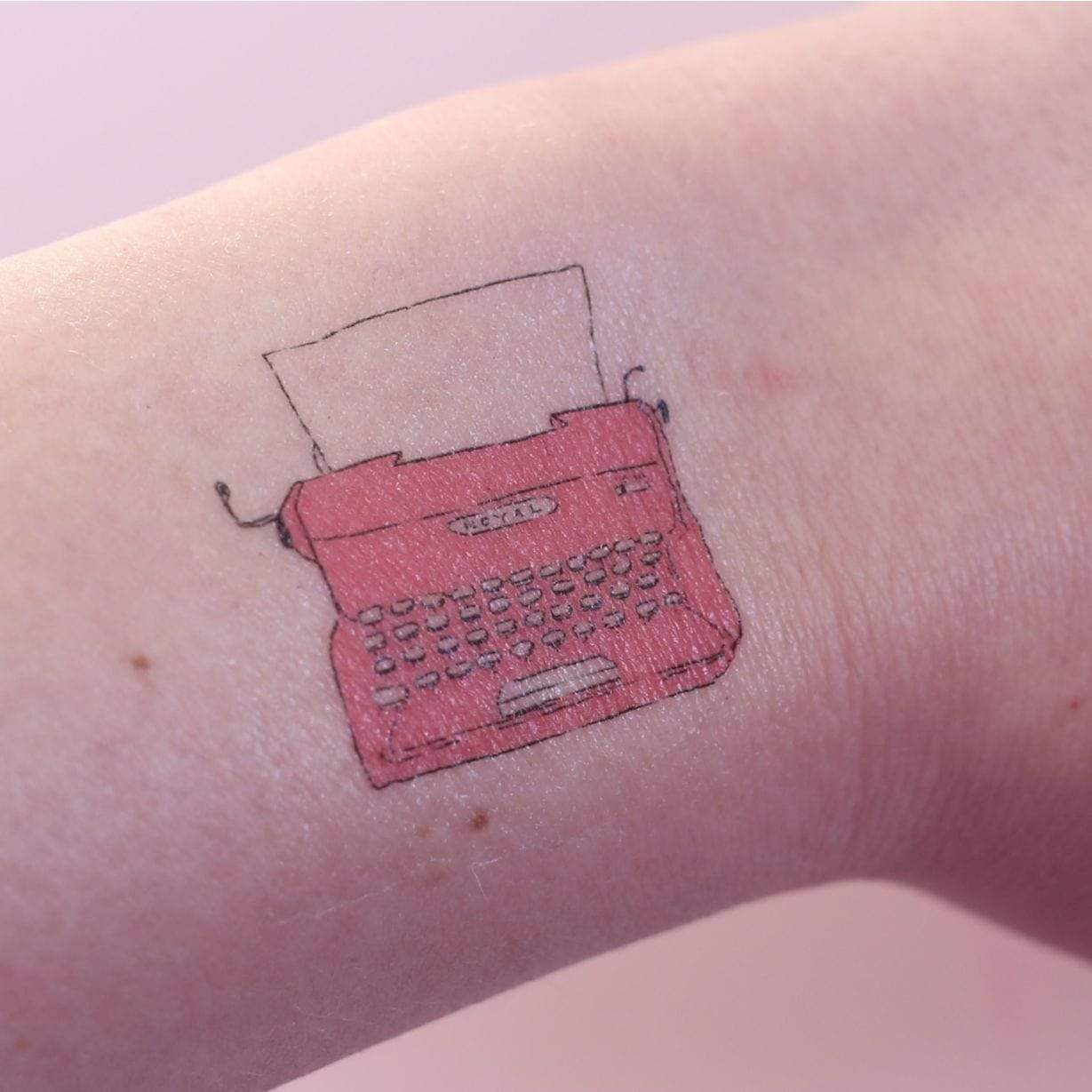 typewriter key tattoos