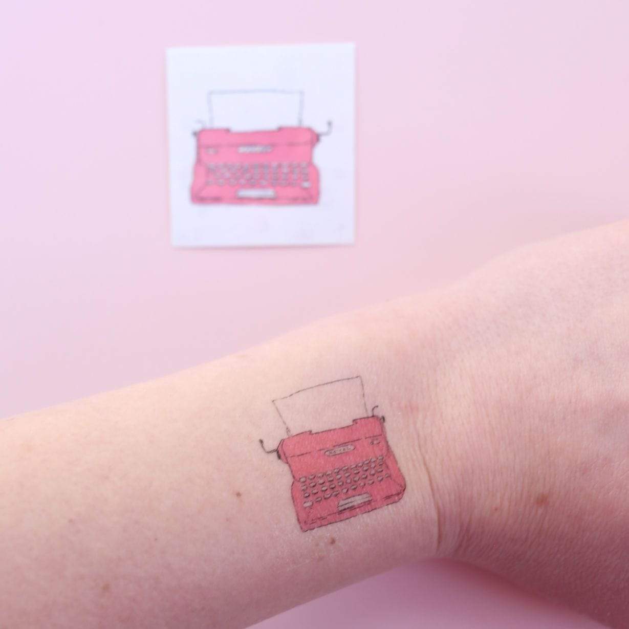 typewriter tattoos